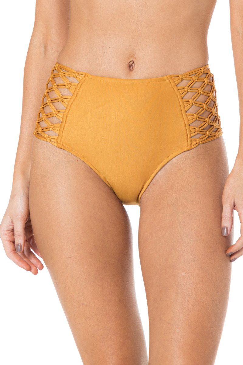 Calcinha De Biquíni Hot Pants Macramê Lua Morena